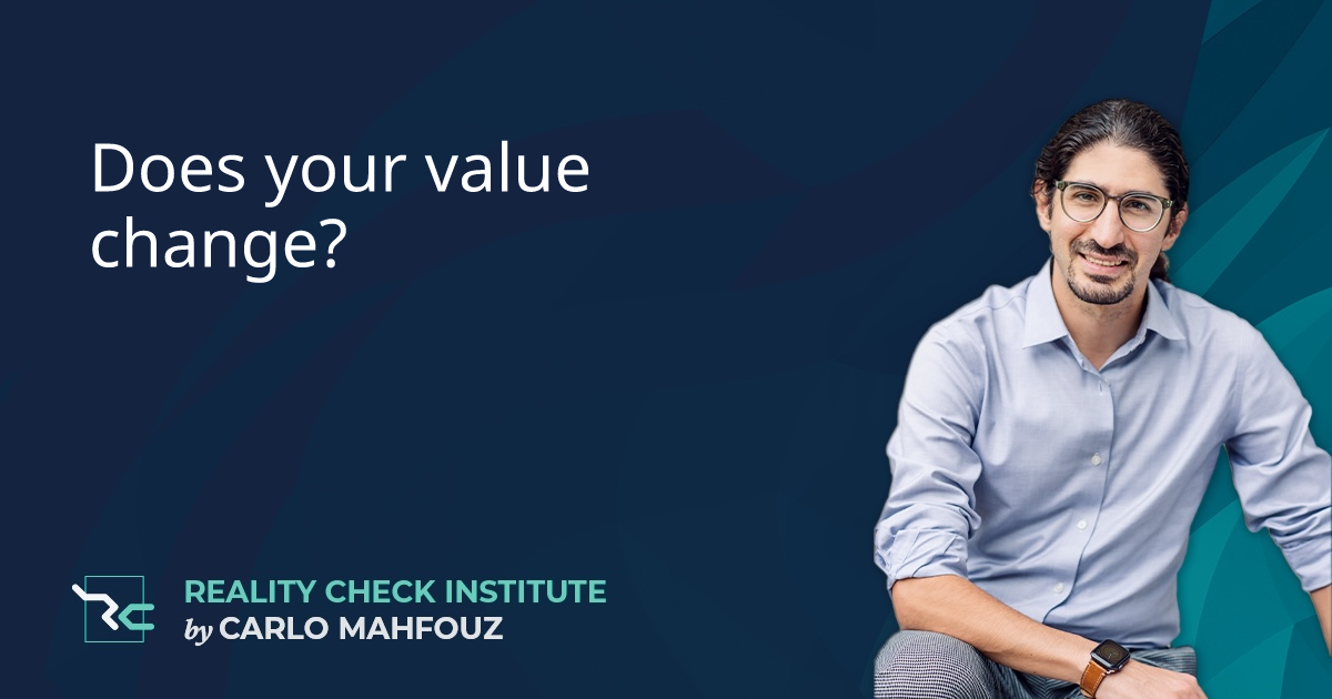 Does your value change?